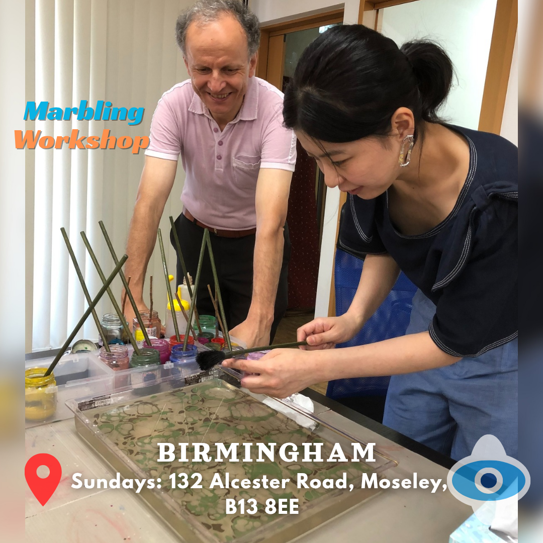 Birmingham Marbling Workshop Craft Course – blueartland
